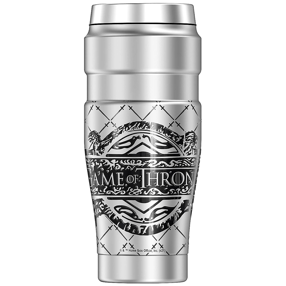 THERMOS Game of Thrones Iron Throne STAINLESS KING Stainless Steel Travel Tumbler, Vacuum insulated & Double Wall, 16oz