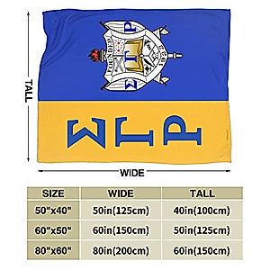 Sigma Gamma Rho Blanket Flannel Throw Ultra Soft Micro Blanket 60inchx50inch, Black