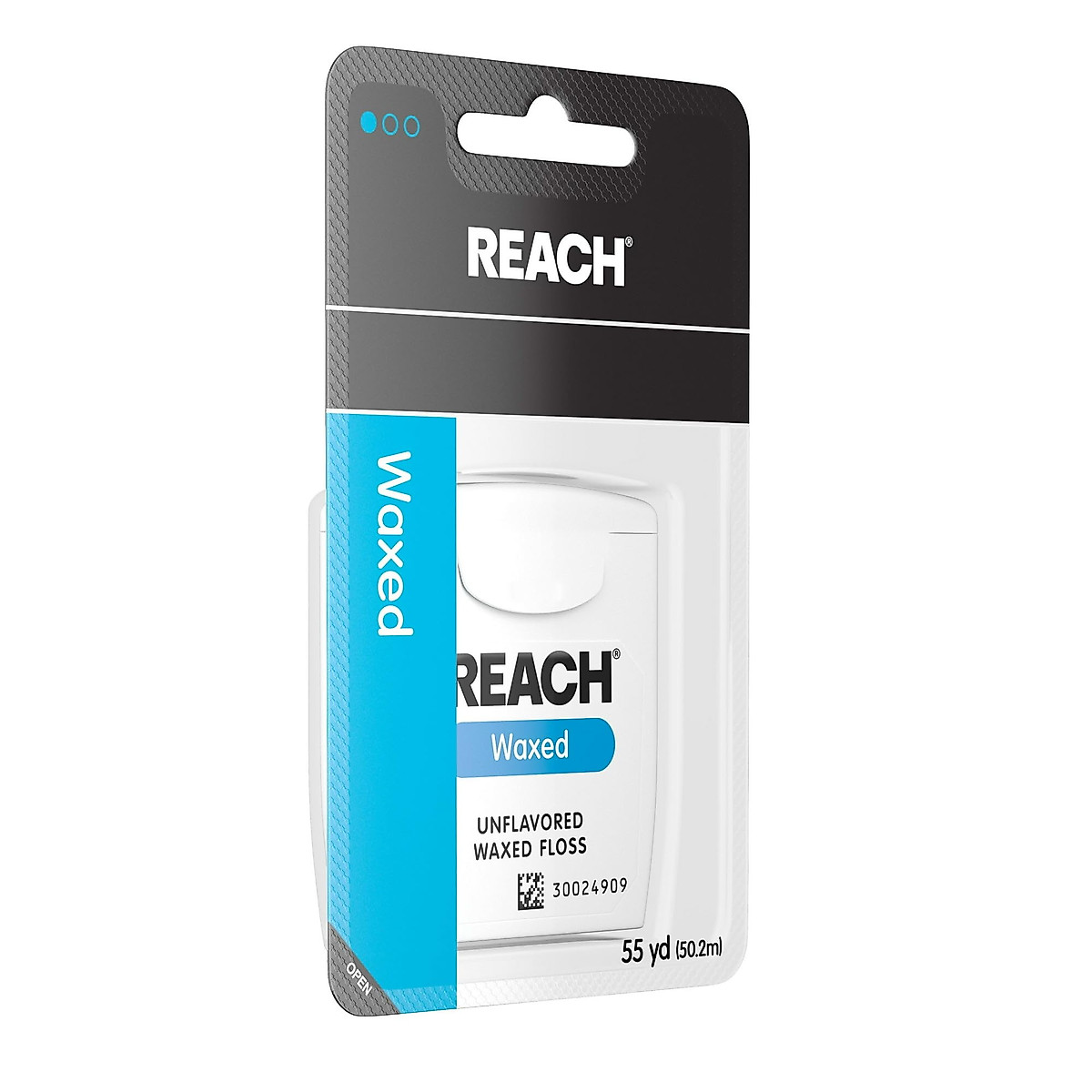 Reach Waxed Floss Unflavored - 55 yds, Pack of 6