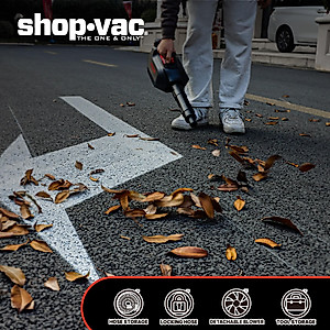 Shop-Vac 20V Cordless Wet/Dry Vacuum, 3-in-1 Portable Shop Vacuum Cleaner, Detachable Blower, Battery and Charger Included, Ideal for Jobsite, Garage, Car & Workshop