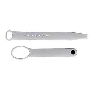 HIJIAO Design silicone Knuckle Strap for Oculus Quest/Oculus Rift S Touch Controller Grip Accessories (1 Pair) (gray)