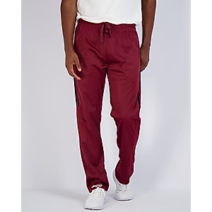 3 Pack: Mens Sweatpants Open Bottom Baggy Track Pants Active Athletic Workout Gym Training Tech Fleece Tapered Slim Tiro Tricot Wide Leg Sports Running Casual Quick Dry Fit Soccer Casual-Set 6,L