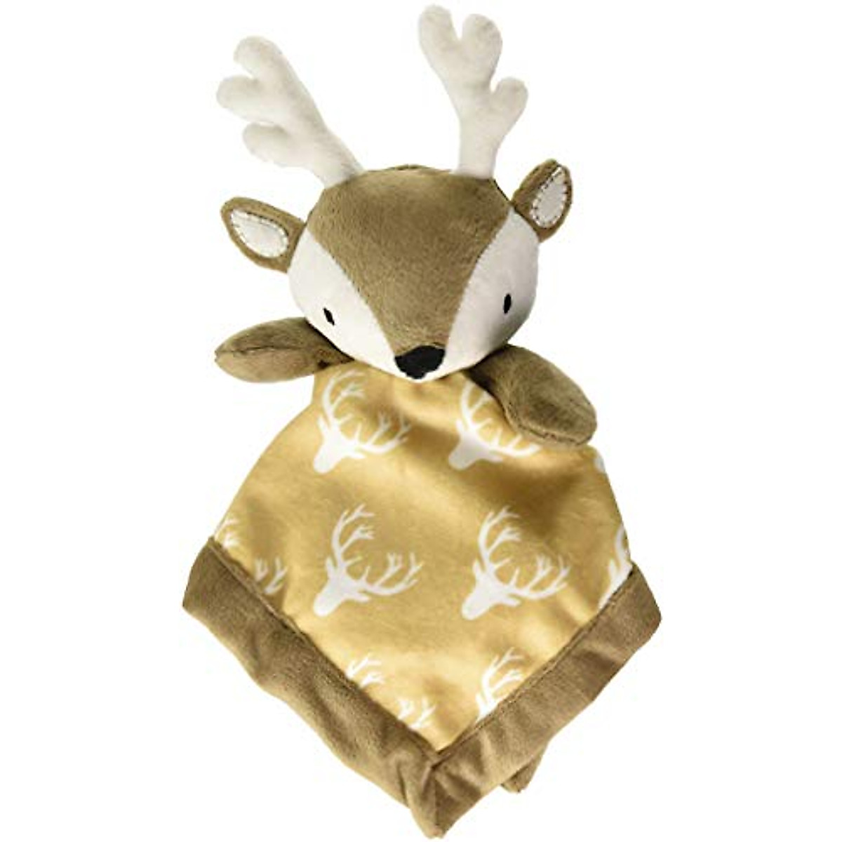 Levtex Home - Baby Deer Security Blanket - Soft and Cuddly Lovey - Plush - Tan, Taupe, Brown - Nursery Gift
