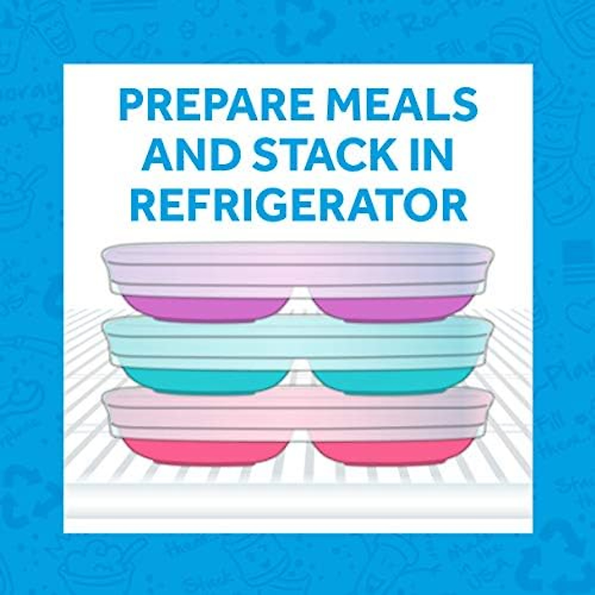 Re-Play Made in USA 5 Piece Toddler Feeding Set includes 2 Divided Plates, Silicone Storage Lid, Utensils - Made from Recycled Milk Jugs - Aqua