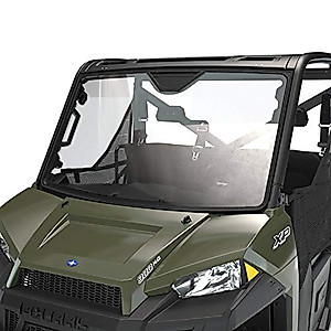 Polaris Lock & Ride Full Glass Windshield - Clear