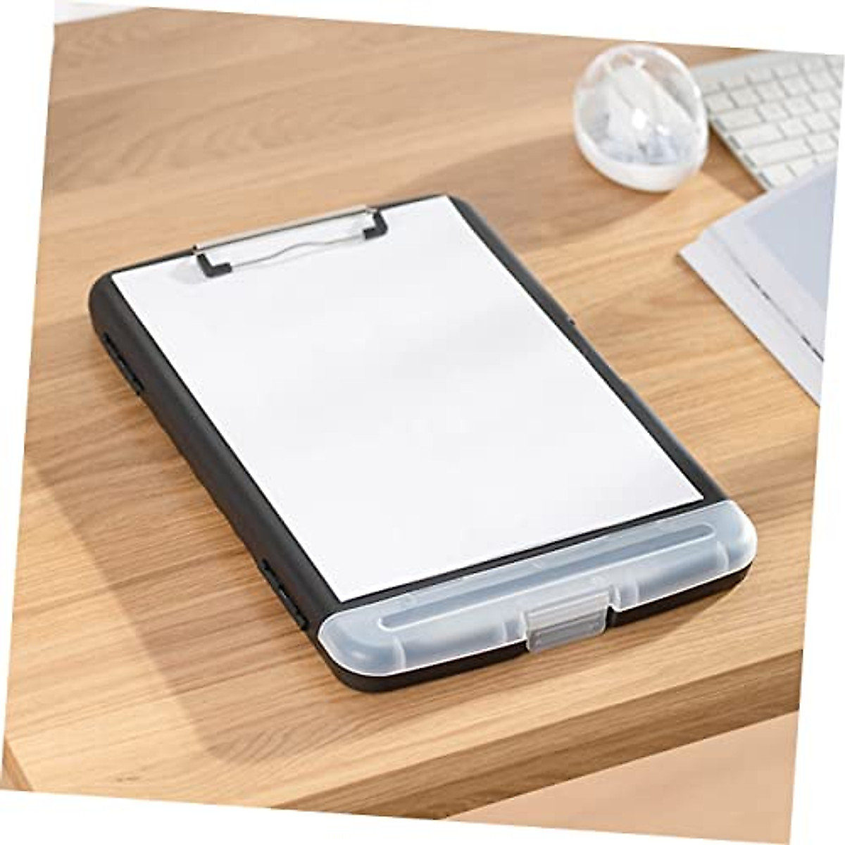 Storage Exam Paper Clips Teacher Clipboard Folder Clipboard Test Paper Holder File Clip Practical Document Holder A4 Black Pp Seal Test Strip Plastic Document Folders