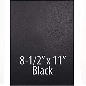 CFS Products Vinyl Binding Presentation or Report Covers Black 100 Pack Composition Regency Leatherette (8.5x11)