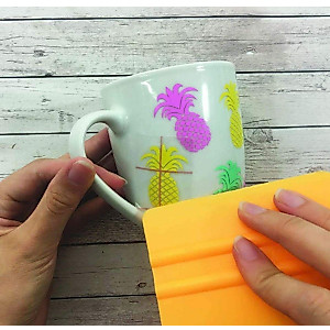 Craftables Light Blue Vinyl Roll - Permanent, Adhesive, Glossy & Waterproof | 12" x 10' | for Crafts, Cricut, Silhouette, Expressions, Cameo, Decal, Signs, Stickers