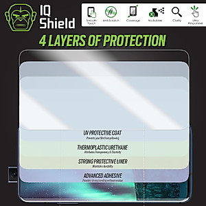 IQShield Screen Protector Compatible with OnePlus 7 Pro (2-Pack)(Case Friendly) LiquidSkin Anti-Bubble Clear TPU Film