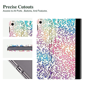 iPad 9th Generation Case, iPad 8th Generation Case, iPad 7th Generation Case, iPad 10.2 Case for Girls Women, iPad Cover 9th Generation Adjustable Viewing Stand Auto Wake/Sleep, Pink CompositionBook