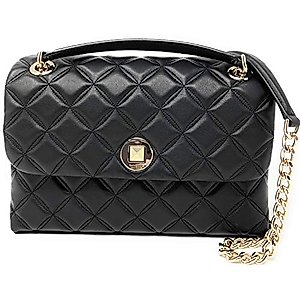 Kate Spade New York Natalia Medium Flap Cossbody/Shoulder Bag - Black