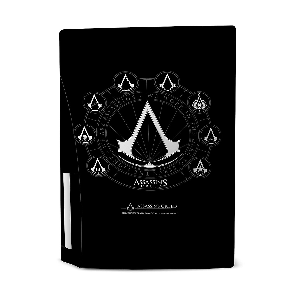 Head Case Designs Officially Licensed Assassin's Creed Crests Legacy Logo Matte Vinyl Faceplate Sticker Gaming Skin Case Cover Compatible with Sony Playstation 5 PS5 Disc Edition Console