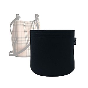 KEEPBLING Purse Organizer for Burberry Haymarket Bucket Inserts Bag in Bag Shapers