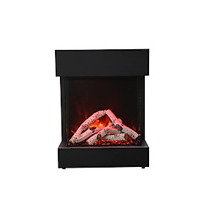 Amantii Stylish Cube 3-Sided Electric Fireplace