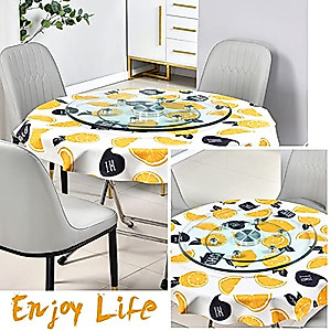 Glass Lazy Susan Turntable, with Silent Smooth Aluminum Alloy Bearing, Diameter is 30 Inches, Round Tabletop Rotating Serving Tray, for Kitchen Dining, Parties, Wedding