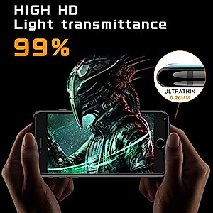 NEARPOW [4 Pack] For iPhone 8 / iPhone 7 Screen Protector [Tempered Glass] Screen Protector with [9H Hardness] [Crystal Clear] [Easy Bubble-Free Installation] [Scratch Resist]