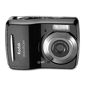 Kodak Easyshare C1505 12 MP Digital Camera with 5x Digital Zoom - Black