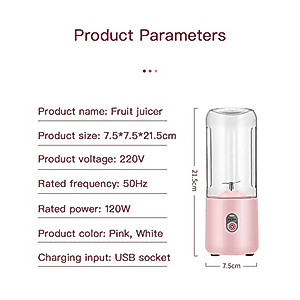 TANACC Portable Juice Blender Blender Electric USB Charge Mixer Juicer Fruit Cup Portable Mini Food Processor Best Quality