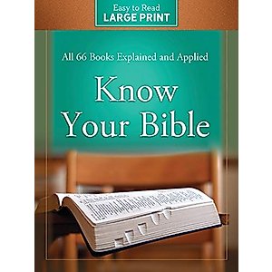 Know Your Bible Large Print Edition