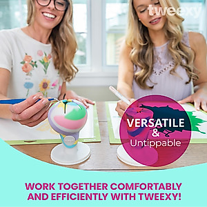 tweexy Hinge Weeding Vinyl Scrap Collector, Anti-Spill Smartgrip Airlock Suction Vinyl Holder, Craft Heat Transfer Vinyl, HTV Crafting Adhesive Paper Sheets Holder (Large, Unicorn)