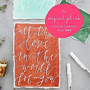 SAKURA Gelly Roll Moonlight Gel Pens - Bold Point Opaque Ink Pen for Journaling, Art, or Drawing - Bold Line - Assorted Bright Ink - 16 Pack