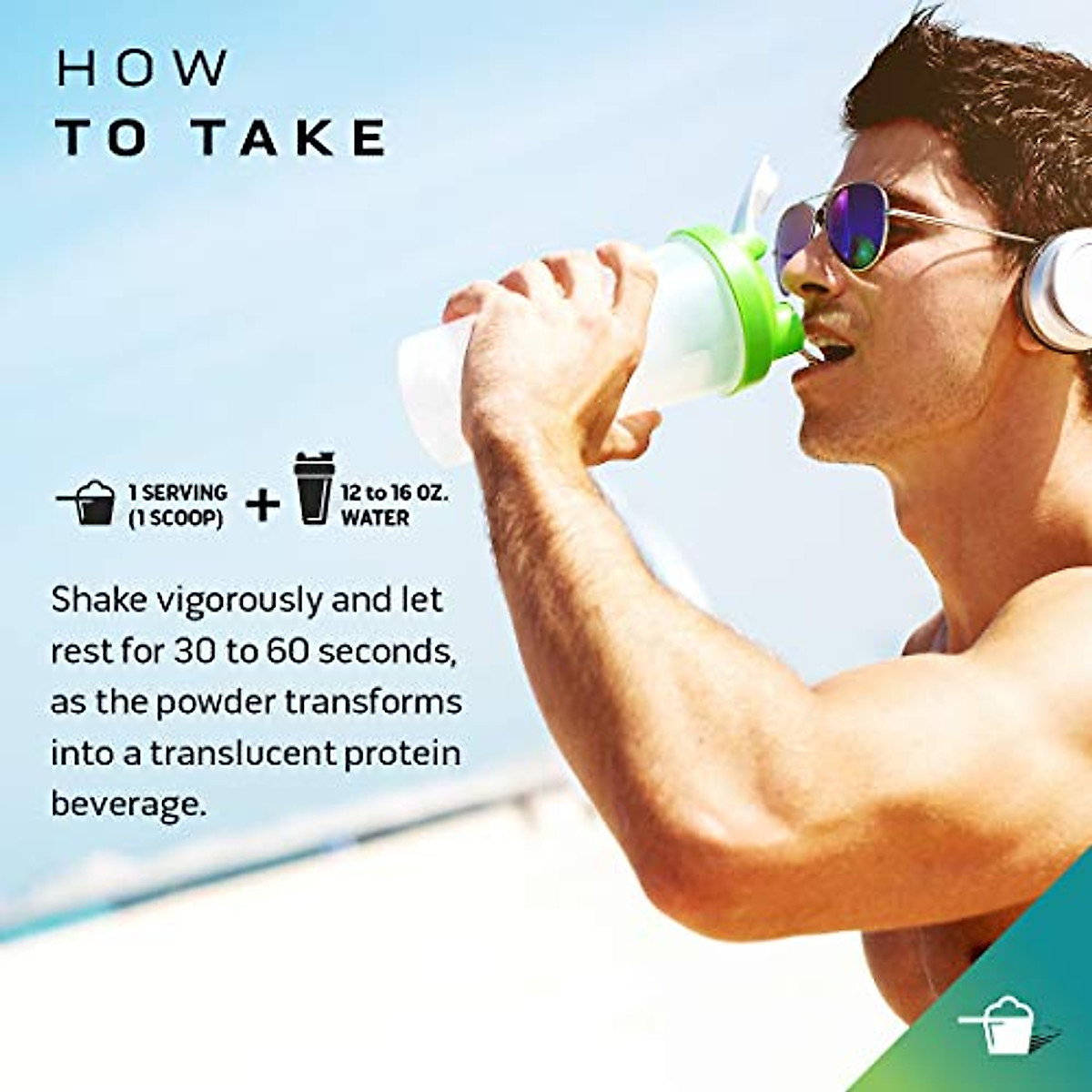 Whey Protein Powder | MuscleTech Clear Whey Protein Isolate | Whey Isolate Protein Powder for Women & Men | Clear Protein Drink | 22g of Protein, 90 Calories | Orange Dreamsicle, 1.1lb (19 Servings)