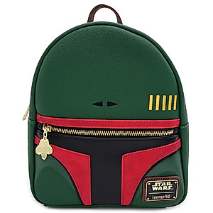 Loungefly Star Wars Boba Fett Faux Leather Mini Backpack Standard