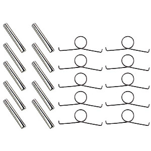 10Pcs L2 R2 Trigger Button Spring and Metal Buckle Cylinders Replacement for PS5 Controller Parts