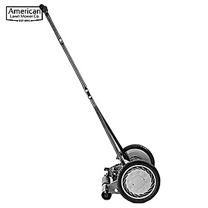 American Lawn Mower Company 1415-16 16-Inch 5-Blade Push Reel Lawn Mower, Gray