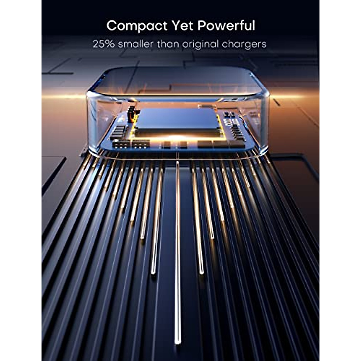 USB C Fast Charger, KOVOL Sprint 25W Super Fast Charger, Foldable Type C Wall Charger PPS PD for Samsung Galaxy S21/S21+/S21 Ultra/S20/Note 20/iPad Pro/iPhone, and More (5ft Charging Cable Included)