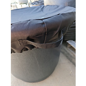 Polar Protector - 100 Gallon Oval Stock Tank Cover Ice Water Therapy Ice Bath Cover Cold Water Cover 100 Gallon Oval Stock Tank Waterproof Rip Proof Tough Keeps Tanks Clean