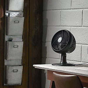 Honeywell TurboForce Power+ Oscillating Electric 10 inch Table Fan, Black, HPF860BWM