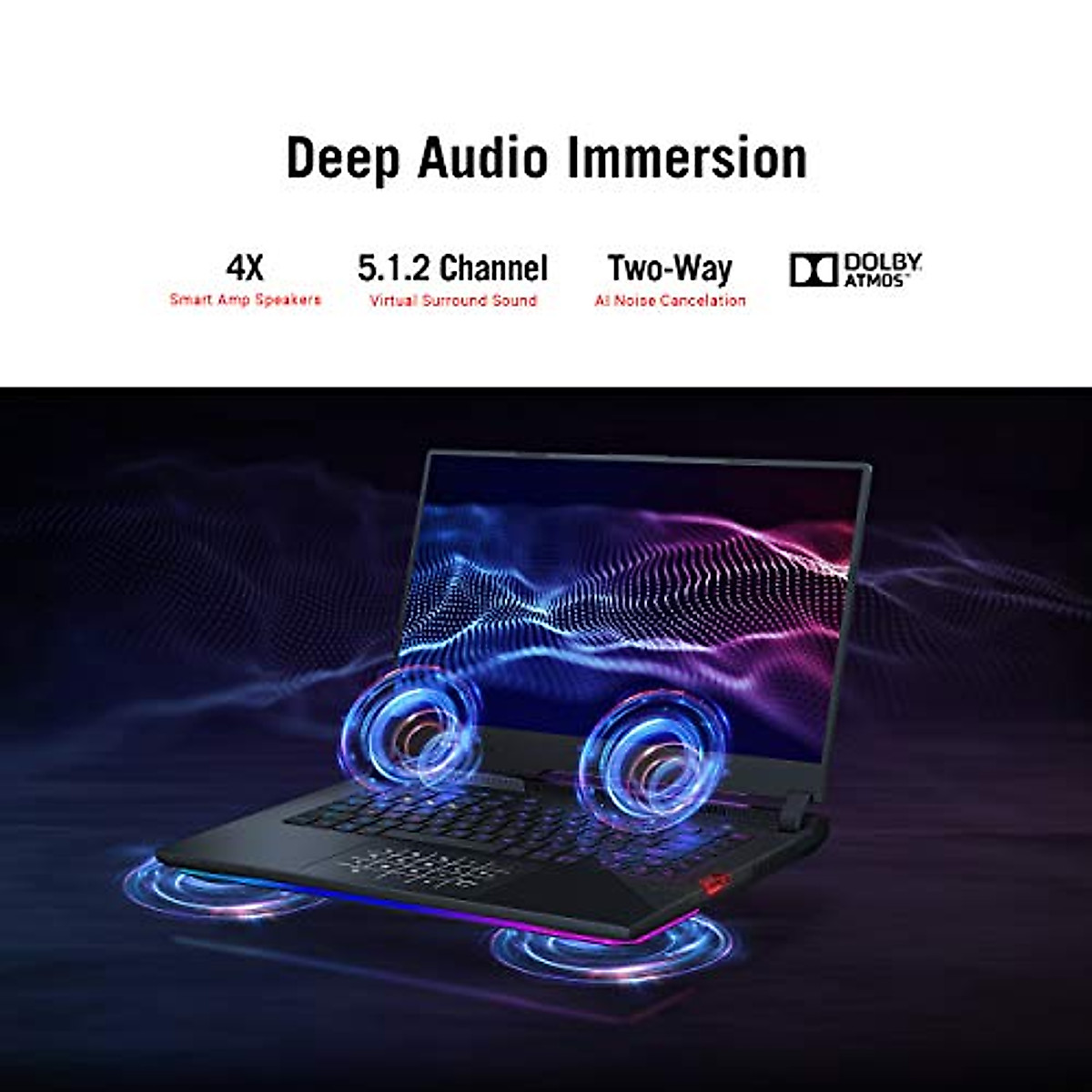 ASUS ROG Strix Scar 15 (2021) Gaming Laptop, 15.6” 165Hz IPS QHD, NVIDIA GeForce RTX 3080, AMD Ryzen 9 5900HX, 32GB DDR4, 1TB SSD, Opti-Mechanical Per-Key RGB Keyboard, Windows 10 Pro, G533QS-XS98Q