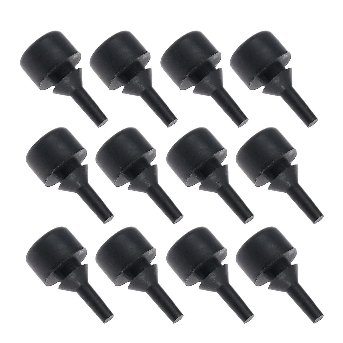 1/4" Rubber Bumper Feet fits for 1/4 inch Hole Grill Crock Pot with 1/2" OD x 5/16" Head 12pcs