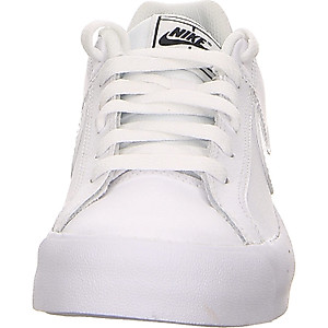 Nike Women's Court Royale AC Sneaker, White/White-Black, 7 Regular US