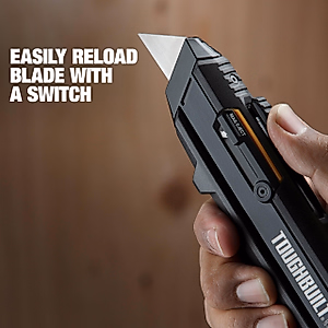 ToughBuilt Utility Knife + 2 Blade Mags, (TB-H4S2-03)