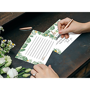 Toctose Advice for New Parents, Parenting Advice Card, Baby Shower Party, Tips for the Parents To Be，Includes a 5x7 Standing Sign and 25 4x6 Advice Cards(JYC035)