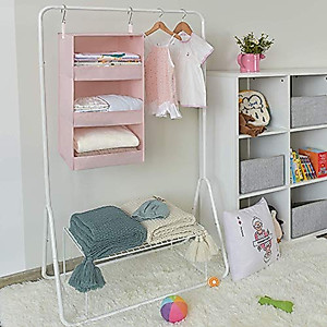 GRANNY SAYS Bundle of 2-Pack Hanging Organizer & 1-Pack Closet Hanging Shelves