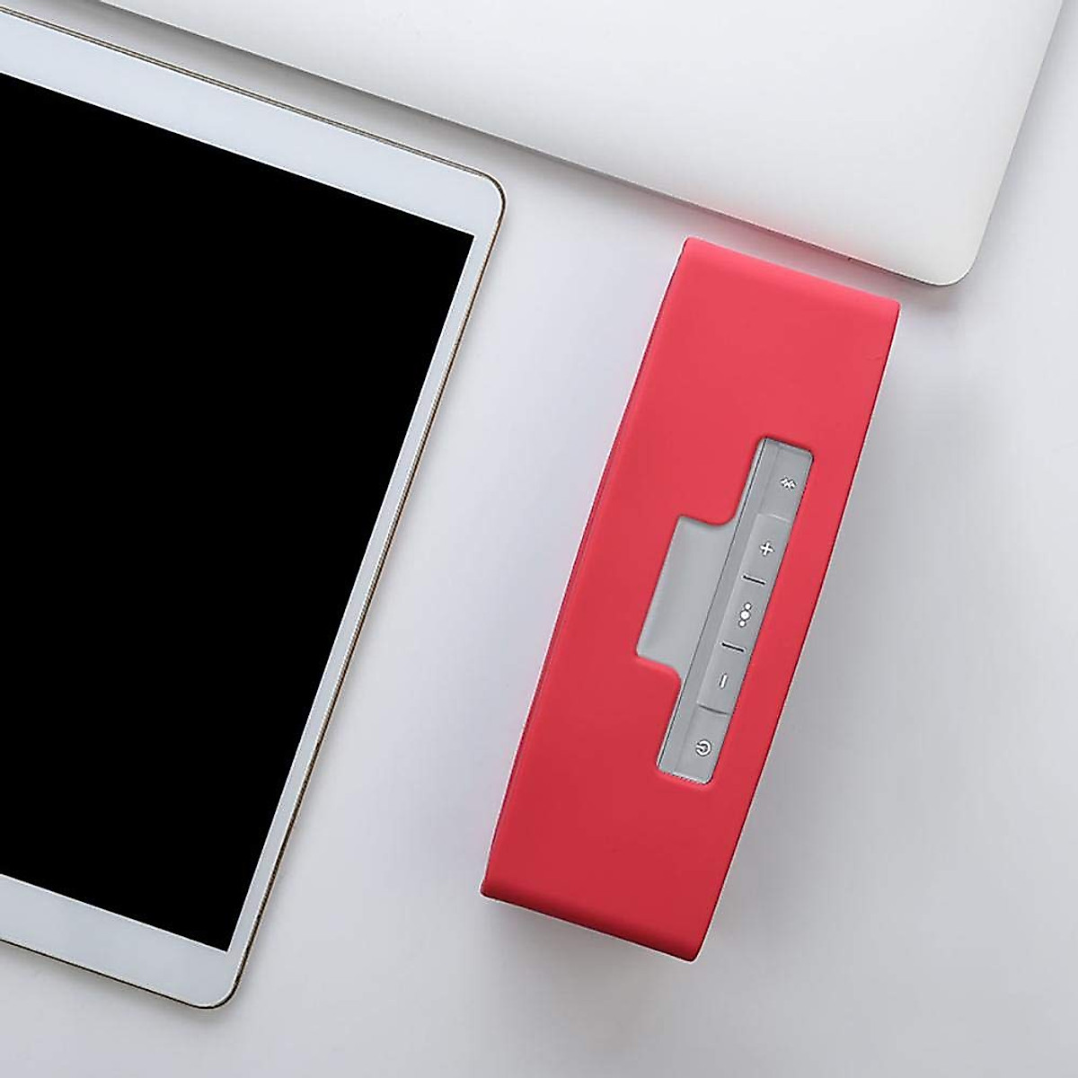 Lorchwise Protective Cover - Portable Shockproof Anti-Fall Silicone Case - for Bose Mini 1/2 Bluetooth Audio (Black, red, White)