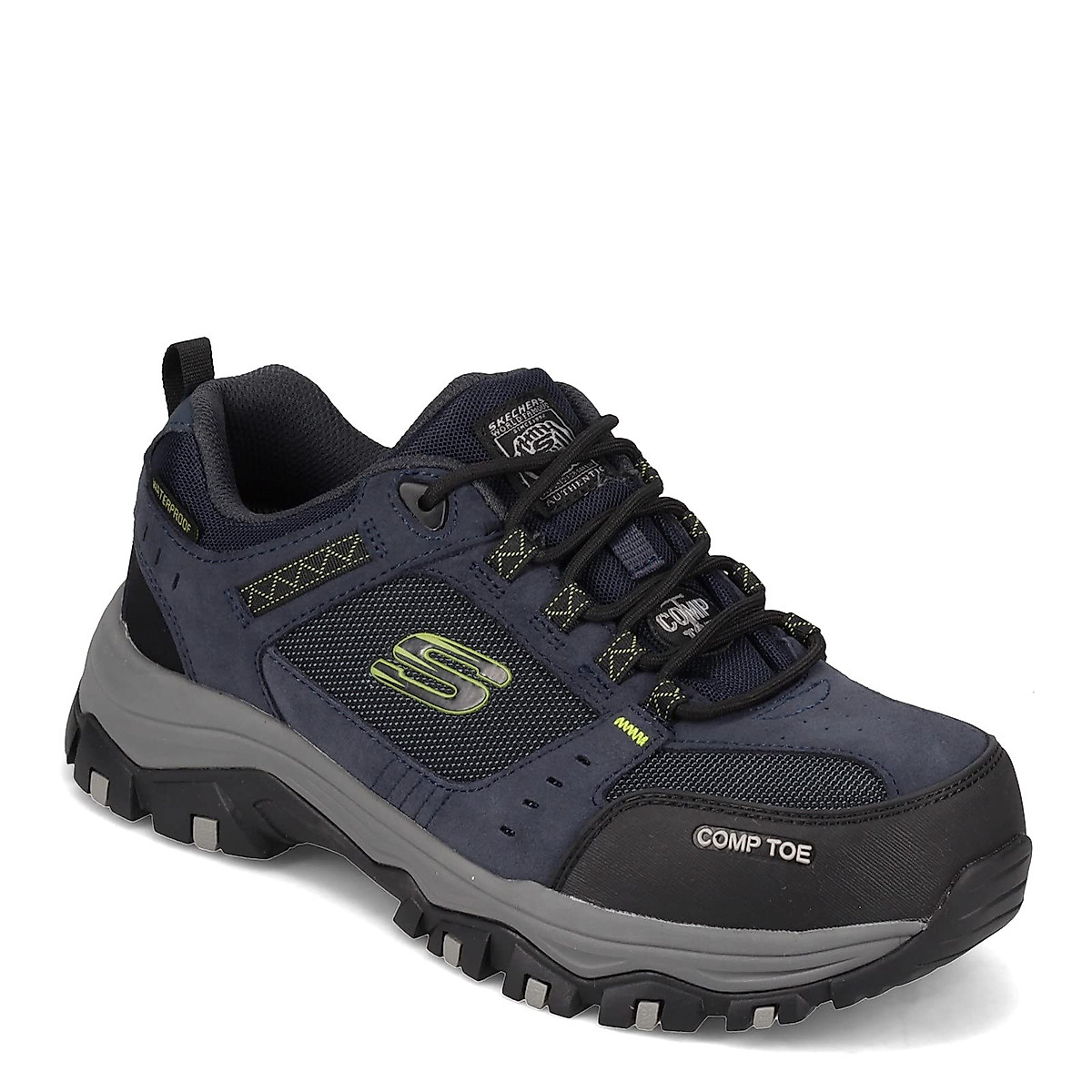 Skechers Men's Greetah Construction Shoe, Navy, 12 W US