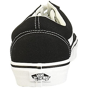 Vans Men's Old Skool Sneaker (10, (Canvas) Black/True White, numeric_10)