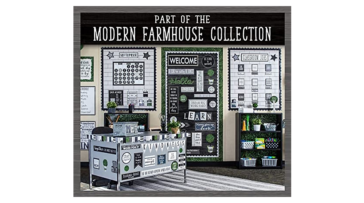 Modern Farmhouse Cursive Writing Bulletin Board for Classrooms