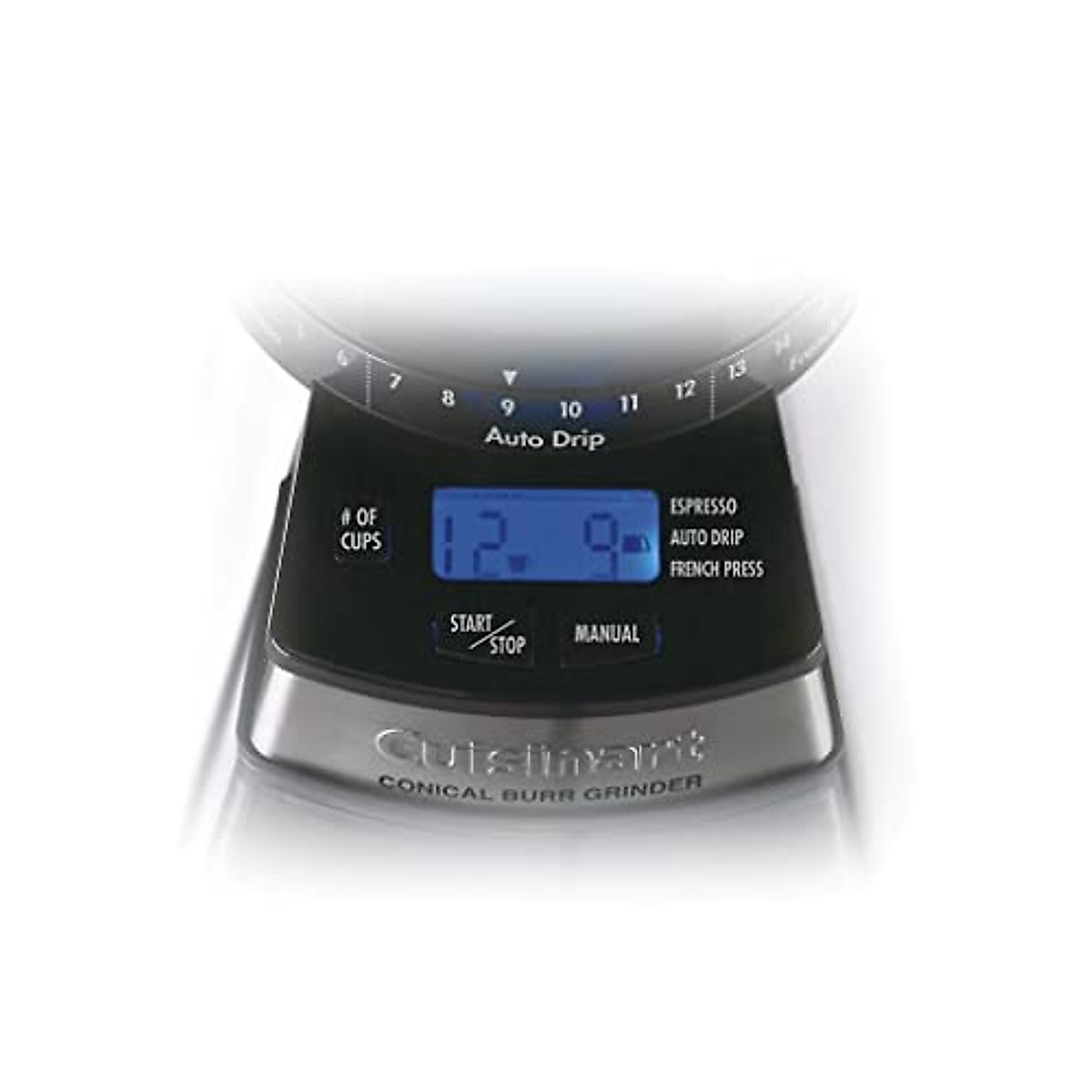 Cuisinart Programmable Conical Burr Mill, Stainless Steel, COMPACT