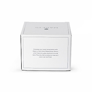 MARKY'S Glass and Metal Caviar Server Set - Single Serving – Premium Roe Chiller