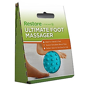 Gaiam Restore Ultimate Foot Massage Roller, Blue, Model:05-61356