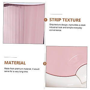 Cabilock Garbage can Rubbish Bins with lids Mini Desktop Trash bin Kitchen Waste Bins Garbage Container Plastic Garbage Bins Retro Waste Bin Spring Trash can Office Laundry Basket pp Indoor