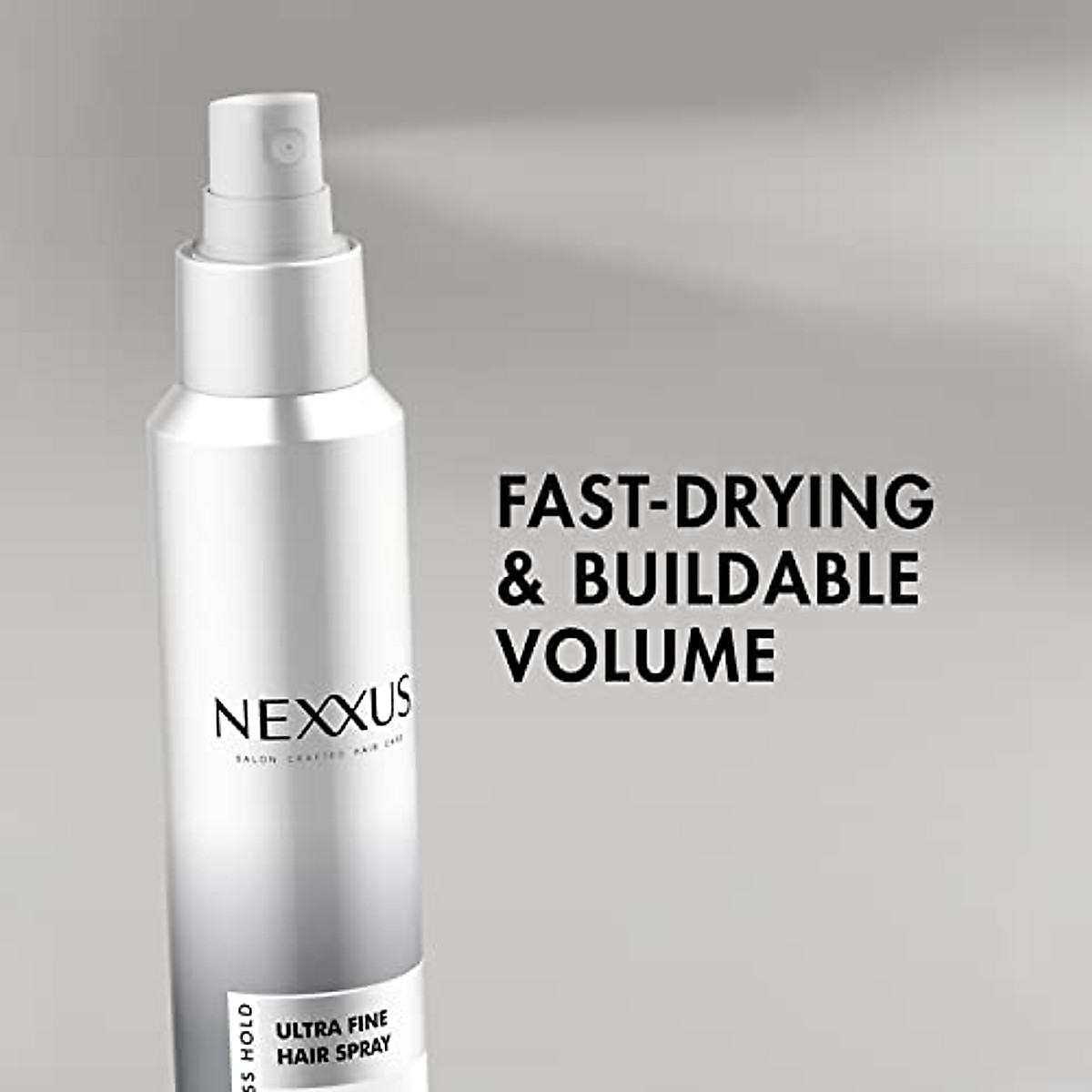 Nexxus Ultra Fine Hair Spray for lightweight hold Weightless Hold Dry Texture Finishing Hairspray 5 oz