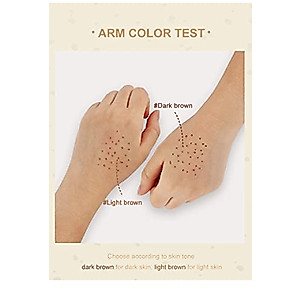 AKARY Freckle Pen, Lifelike Freckle Makeup Pen Freckle Color Concealer Pen, Waterproof Longlasting Soft Dot Spot Professional Faux Freckles for Natural Effortless Sun Kissed Makeup (1Pc, Dark Brown)