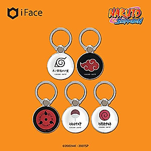 iFace Naruto Shippuden Anime Licensed Universal Smartphone Ring Holder Kickstand Accessory – Stick On Phone Stand/Hand Gripper Compatible with iPhone, Samsung Galaxy, etc. - Sharingan Symbol