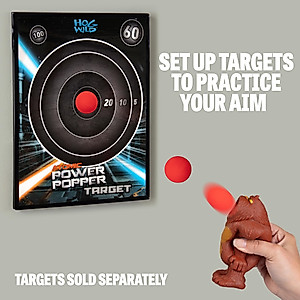 Hog Wild Bigfoot Ball Popper Toy - Includes 4 Soft Foam Balls - Squeeze to Pop Air Powered Balls Up to 20 Feet - Launcher Safe for Indoor/Outdoor Play - Party Favor Gift for Kids, Girls, Boys Ages 5+